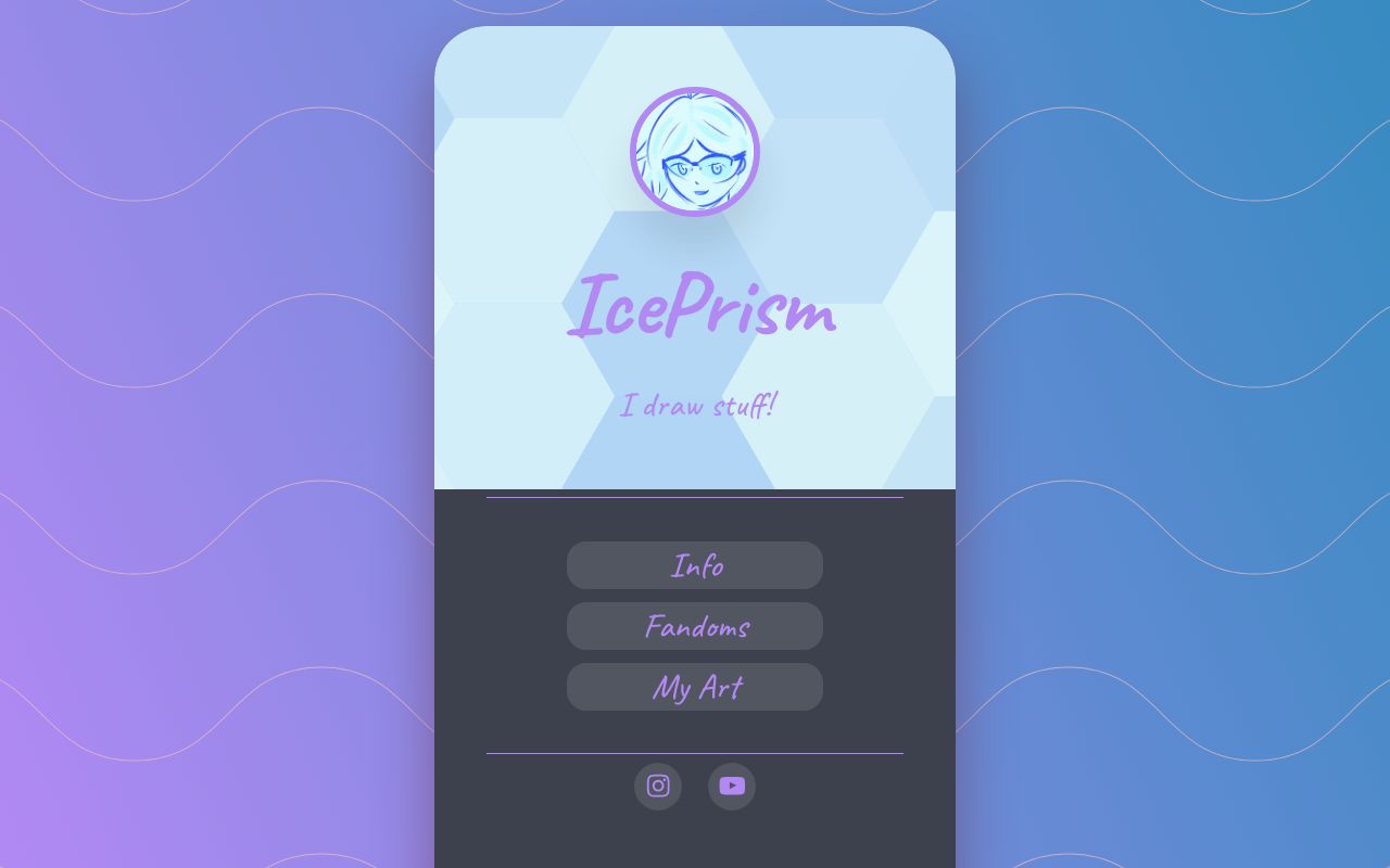 Personal/Fandom Carrd